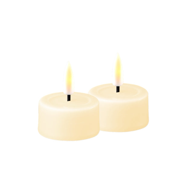 Deluxe LED Cream Tealight Candles 2 Pack – Auburn Fox Home